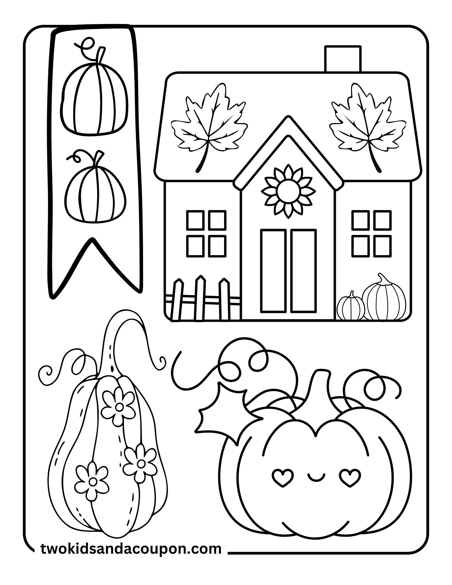 Free Printable Fall Coloring Pages - Free coloring pages to print