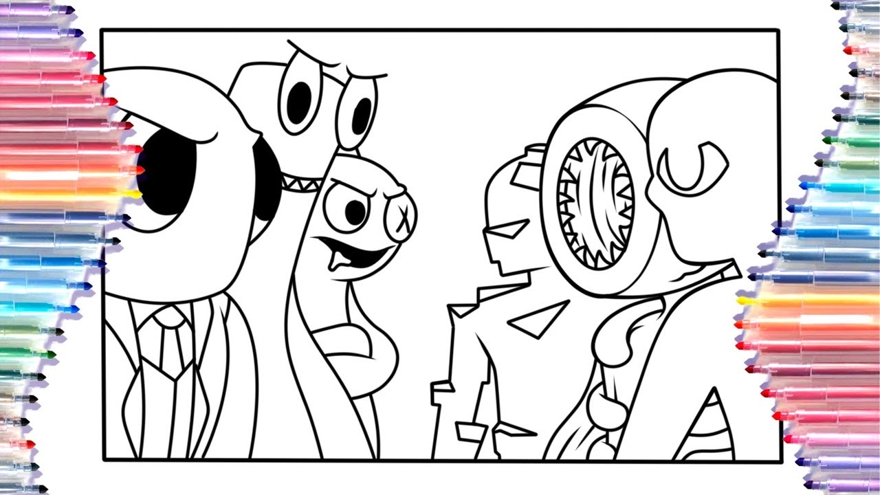 Roblox Doors Characters Coloring Pages - Free coloring pages to print